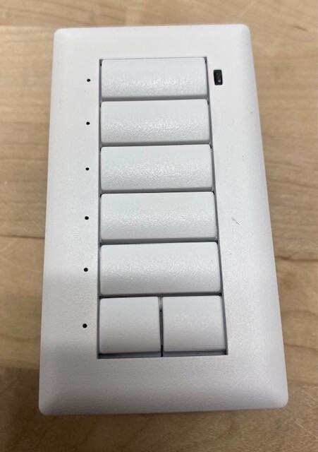 Crestron C2N-CBF-P Cameo Keypad, Flush Mount w/ Bezel (plus new keys ...