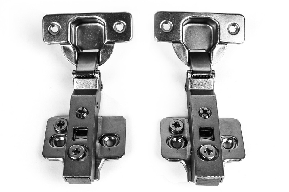 -30 Deg Negative Angle Soft Close Full Overlay Frameless Cabinet Door ...