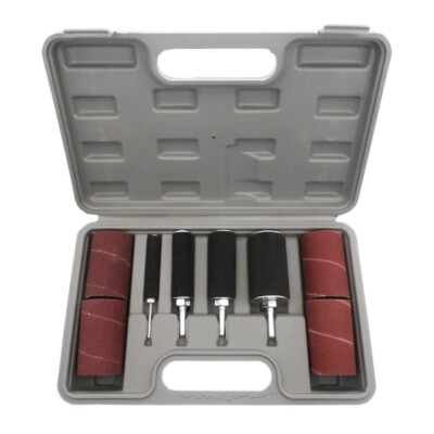 Red Sandpaper Ring 20 Pieces Polishing Wheel Sanding Set Drum Sanding ...