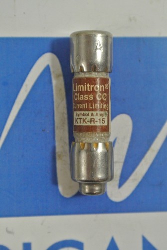 KTKR15 KTK-R-15 15 amp 600 volt Limitron Class CC Fuses LOT OF 3 | eBay