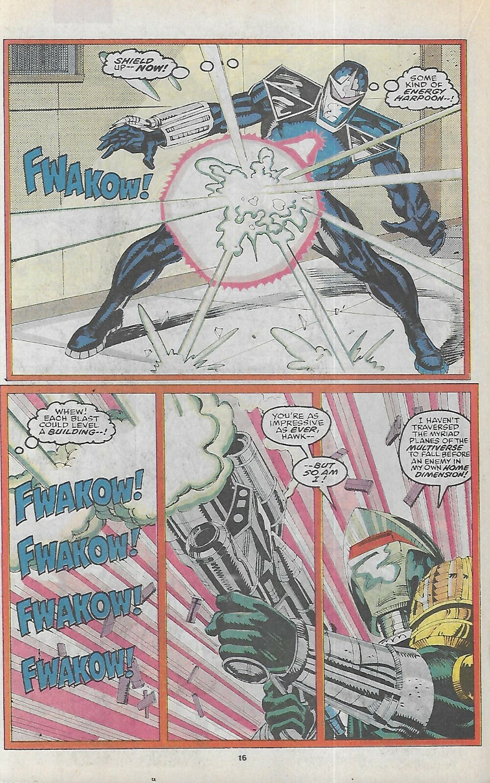 Darkhawk Comic 5 Copper Age 1991 Danny Fingeroth Joe Rosen Mike Manley ...