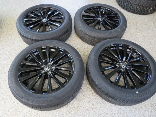 20" TOYOTA HIGHLANDER FACTORY OEM WHEELS RIMS TIRES GLOSS BLACK | eBay