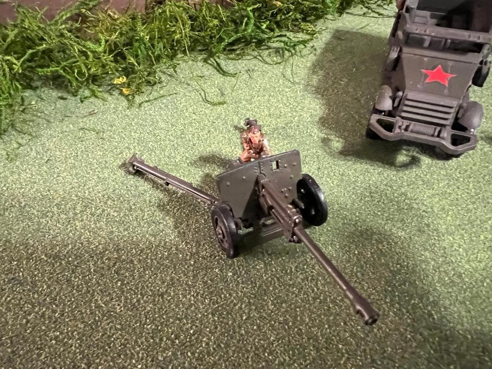 Custom Solido 1/50 M3 Half-Track - Russian with Artillery and soldiers ...