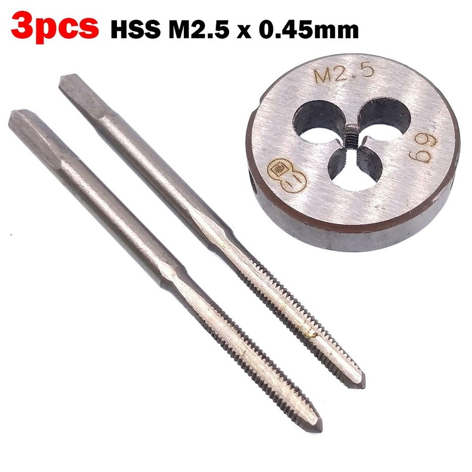 Easy to use Metric Thread Right Hand Tap and Die Set M2 5 x 0 45mm ...