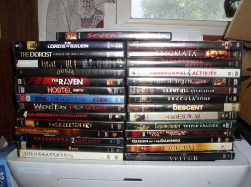 LOT OF 29 Horror DVDs PRE OWNED FROM ESTATE SALE | eBay
