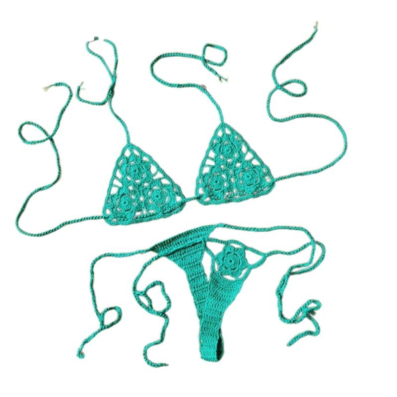 Women Swim Wear Set String Top and Side Adjustable Bottom | eBay Australia