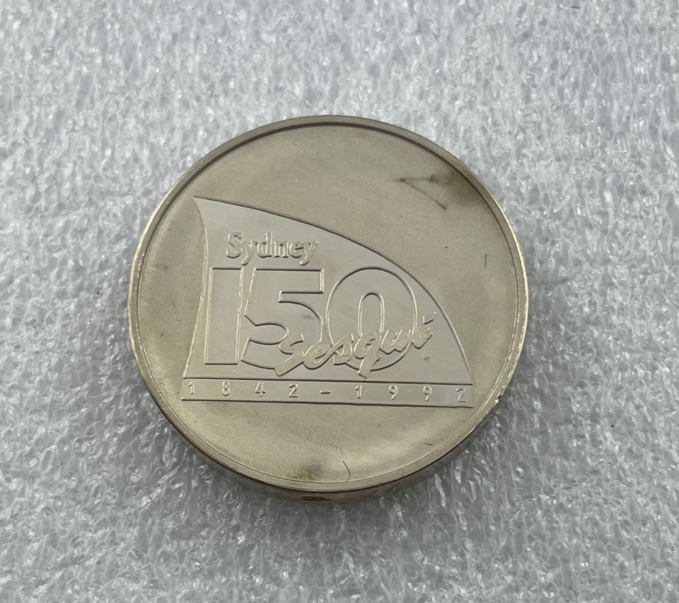 1992 Sydney Harbour Bridge 92.5% Silver Piedfort 33g Edition #11/150 ...