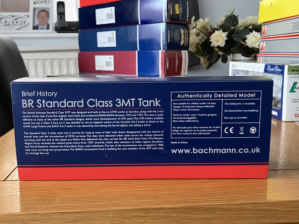 Bachmann 31-977 BR Standard Class 3MT Electric Model Train Black | eBay UK