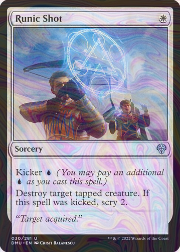 Foil Runic Shot - Dominaria United - 30 | MTG Card | eBay