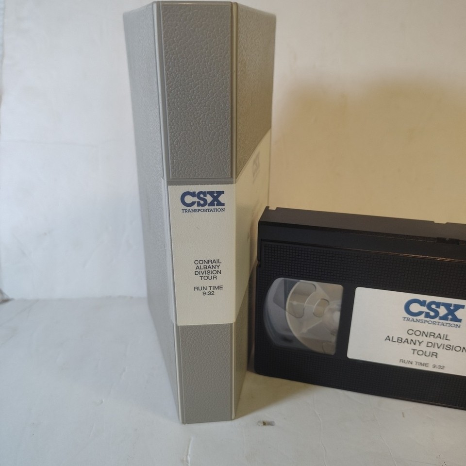 CSX Transportation Video VHS Tape Conrail Albany Division Tour | eBay