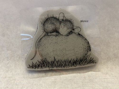 House Mouse Designs Cling Stamp Easter Egg Nap Never Used | eBay