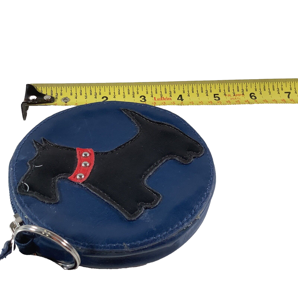 NEW Lu Lu Blue 4' Zippered Change Purse SCOTTY DOG | eBay