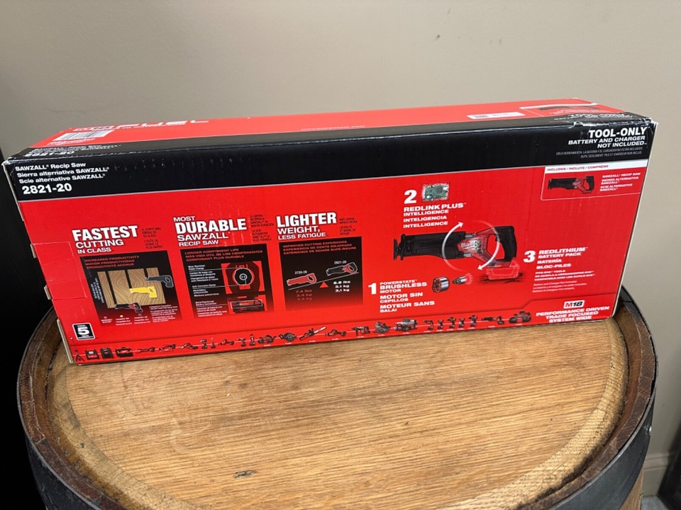 Milwaukee 2821-20 M18 FUEL 18V Brushless Cordless SAWZALL Reciprocating ...