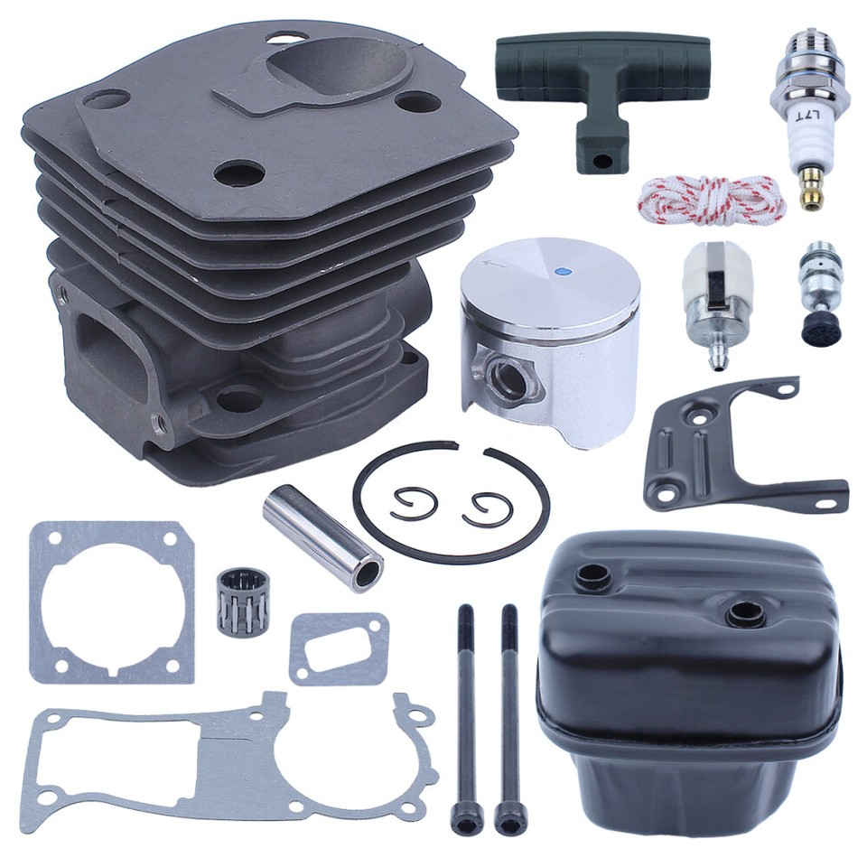 44mm Cylinder Piston Exhaust Muffler Repair Kit For Husqvarna 350 351 ...