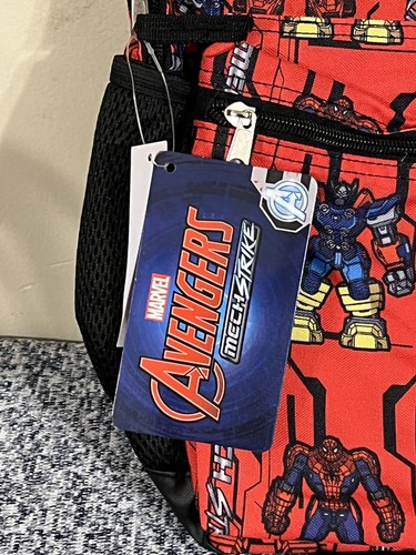 Marvel Avengers Mech Strike Spider-Man Backpack Cpt America, Ironman ...