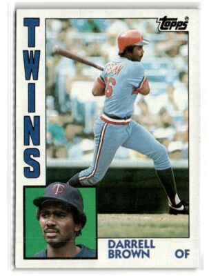 1984 Topps BASEBALL #193 Darrell Brown Rookie Minnesota Twins | eBay