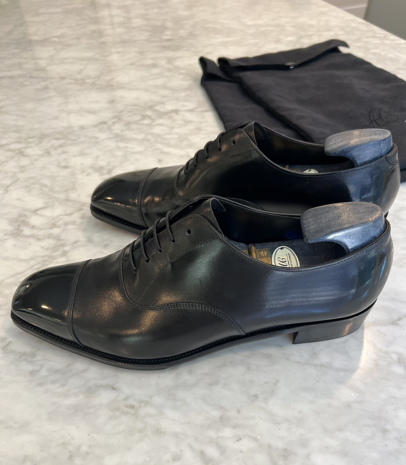 Anthony Cleverley Bodie | George Cleverly | Black calf | 7.5 E UK / 8.5 ...