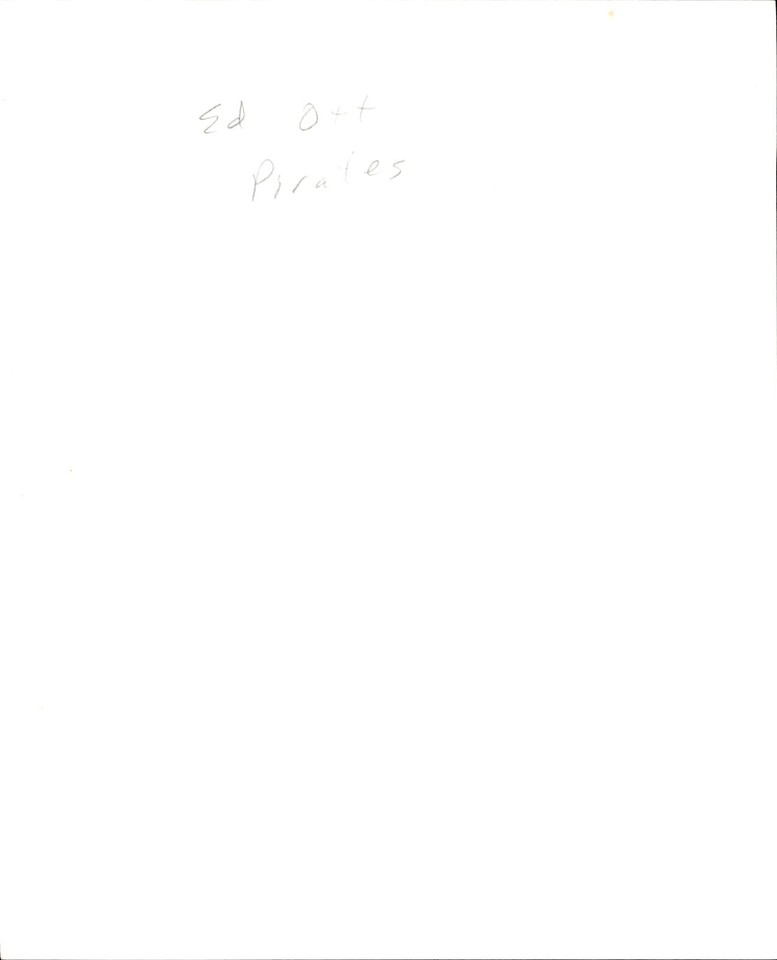 LD302 Original Photo ED "OTTER" OTT 1974-80 PITTSBURGH PIRATES CATCHER ...