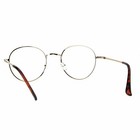 Clear Lens Glasses Vintage Fashion Round Oval Metal Frame Eyeglasses ...