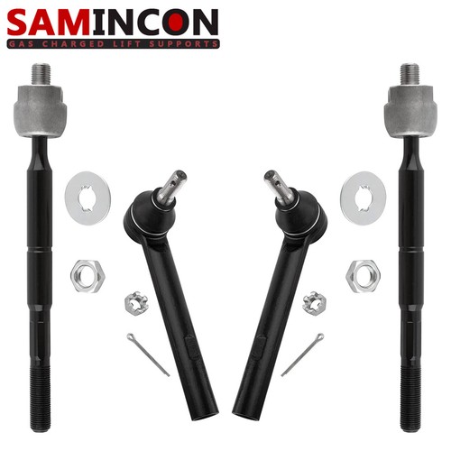 4PCS Front Inner Outer Tie Rod End LH RH Kit For Toyota Highlander ...