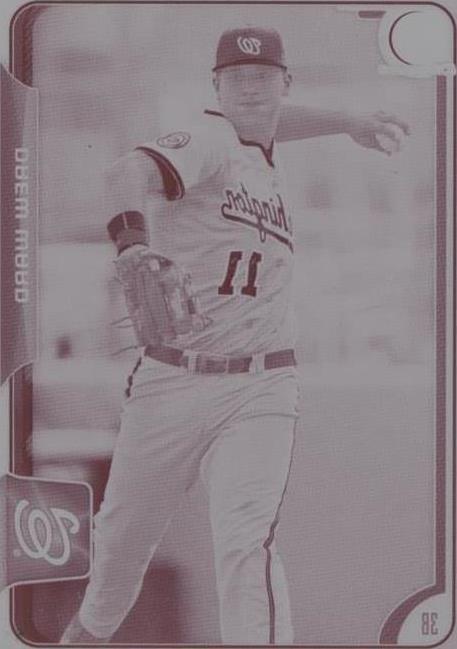 2015 Bowman - Chrome Prospects Drew Ward #BCP69 Printing Plate Magenta ...