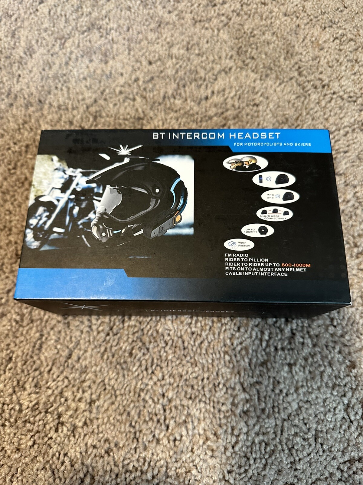 Yideng Bluetooth Headset Intercom Motorcycle Helmet interphone BT-S2 ...