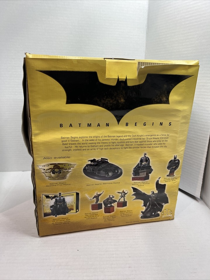 DC Direct Batman Begins: Christian Bale As Batman 14" Statue 1550/2500 ...