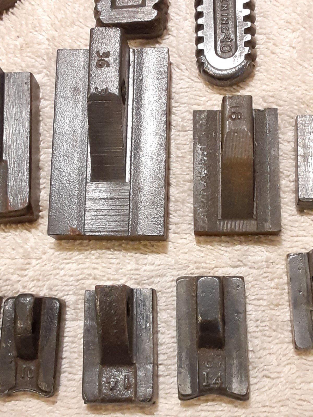 Mixed Lot Pipe Wrench Parts Jaw Heel Jaw RIDGID TRIMO PROTO USHCO ...