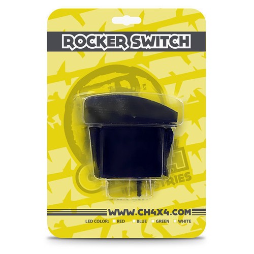 CH4x4 Rocker Heated Mirrors Symbol - Horizontal - Amber LED | eBay