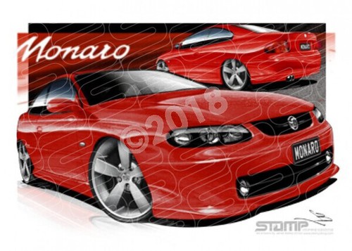 Monaro V2 MONARO V2 II FLAME RED A2 FRAMED PRINT (HC84B) | eBay