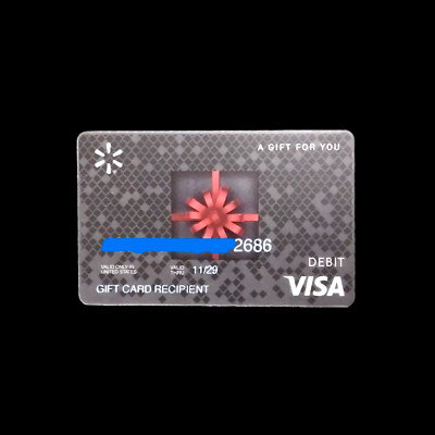 Walmart Red Bow NEW COLLECTIBLE GIFT CARD $0#8303 | eBay