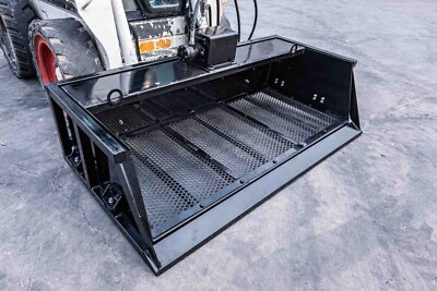 Vibration screening sand bucket stone for bobcat sliding loader ...