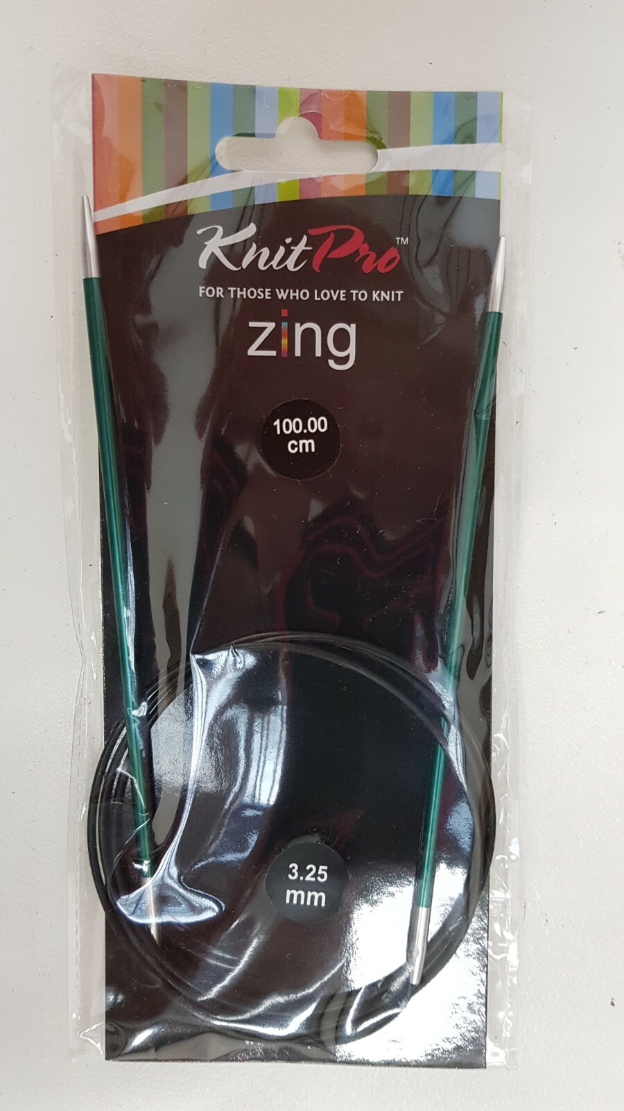 Knit Pro Zing Fixed Circular Aluminium Knitting Needles 3.25mm x 100cm ...