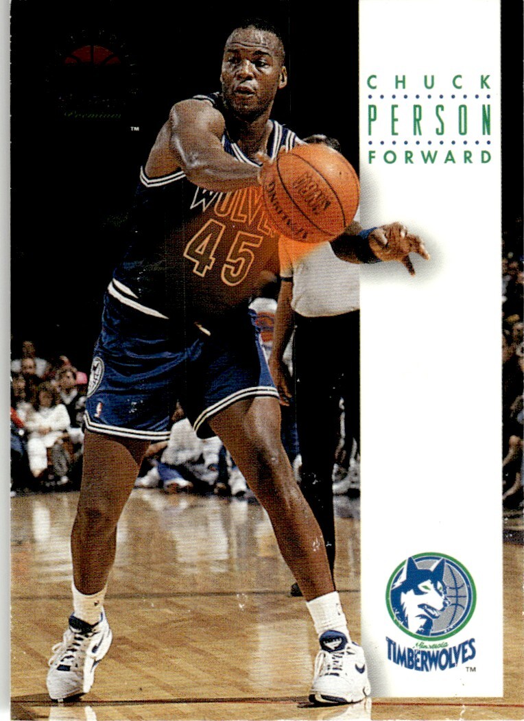 1993-94 SkyBox Basketball Card Chuck Person Minnesota Timberwolves #117 ...