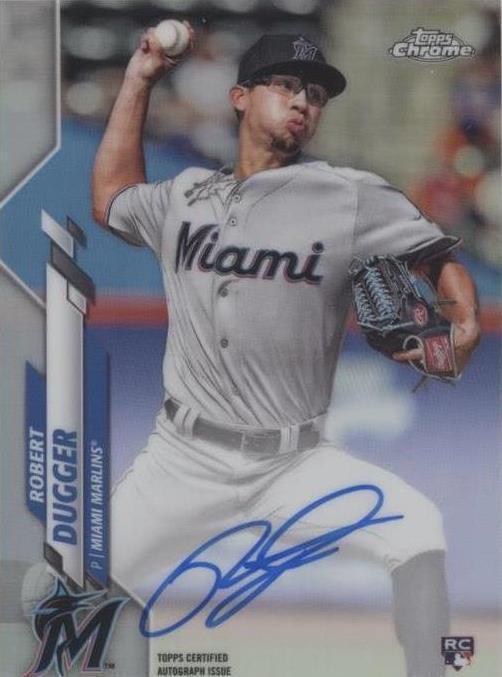 2020 Topps Chrome - Rookie Autographs Robert Dugger #RA-RD Refractor ...