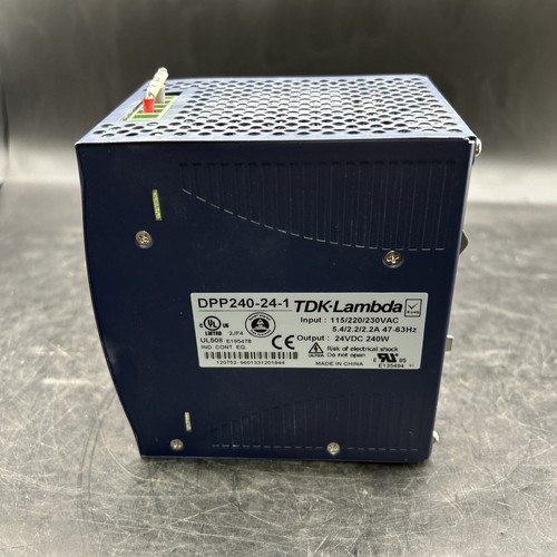Omron DPP240-24-1 Power Supply 115/230VAC 5.4/2.2A 47-63Hz 24VDC 240W ...