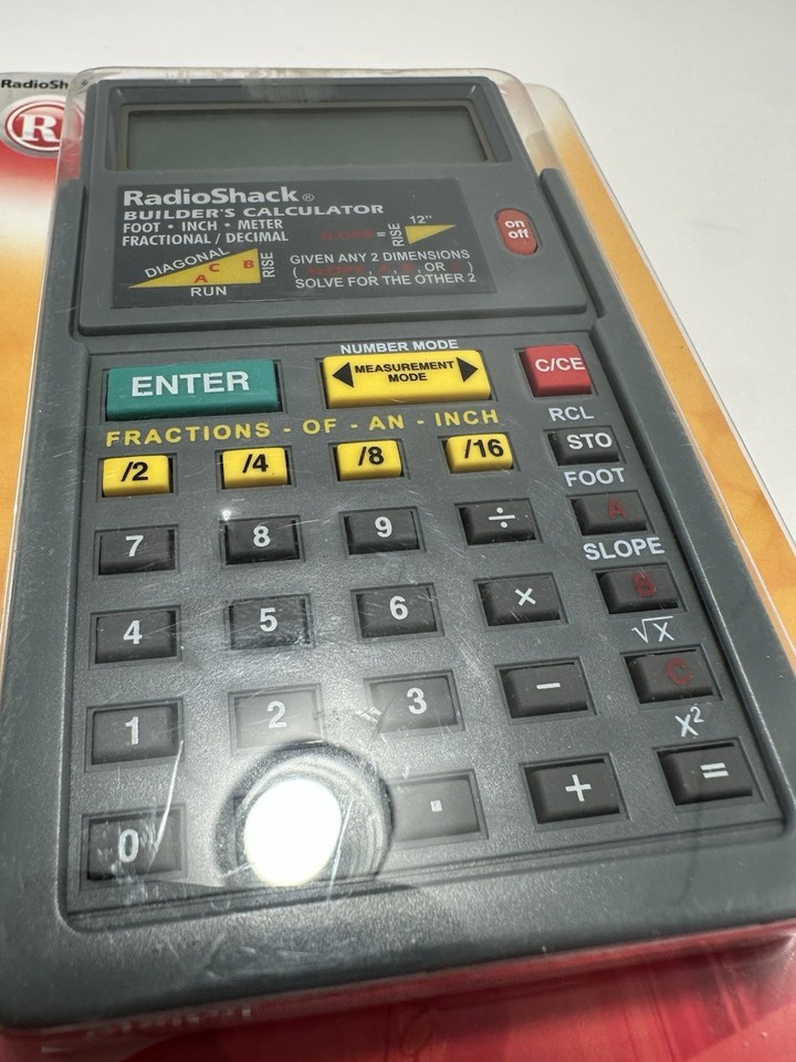 Radioshack Digital Builders Calculator Diagonal 22-452 NIB | eBay