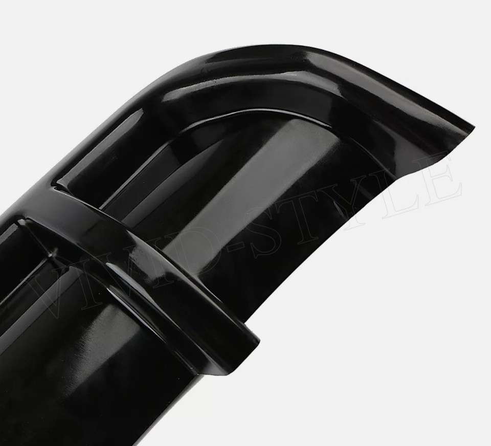 For VAUXHALL INSIGNIA ASTRA CORSA GLOSS BLACK REAR DIFFUSER SPOILER ...