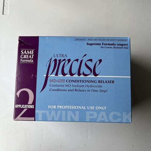 Ultra Precise No Lye Conditioning Relaxer Supreme Formula Twin Pack NIB ...