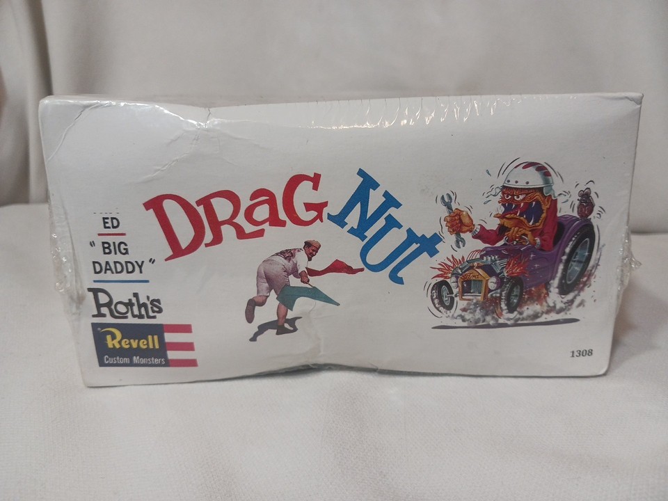 1995 REVELL, ED 'DIG DADDY ROTH'S " DRAG NUT WITH RAT FINK " Sealed | eBay