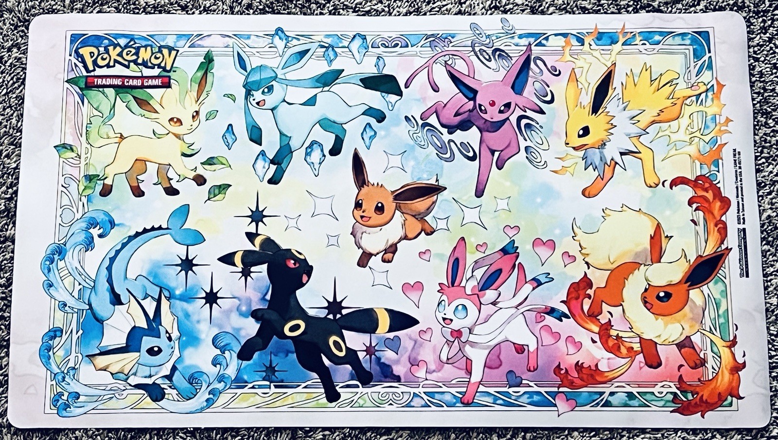 Eeveelution Play Mat From Super Premium Collection - Prismatic Evolutions SPC | eBay