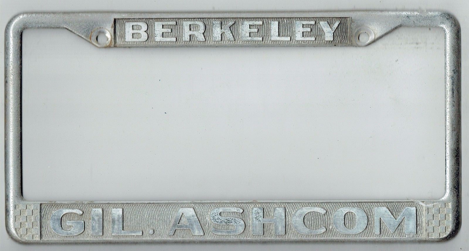 RARE Berkeley California Gil Ashcom Rambler Vintage Dealer License ...