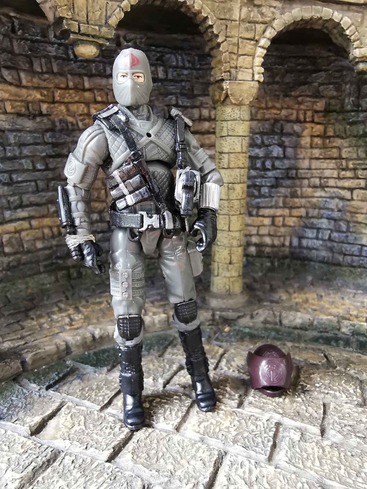 Gi joe Action Force Cobra Rage Tank with Alley Viper Driver Pursuit of ...