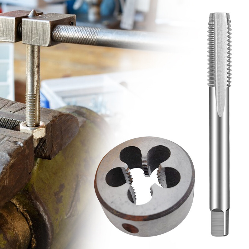 Metric Tap and Die Set HSS Machine Thread Tap Round Die M10x1/M14x1.5 ...