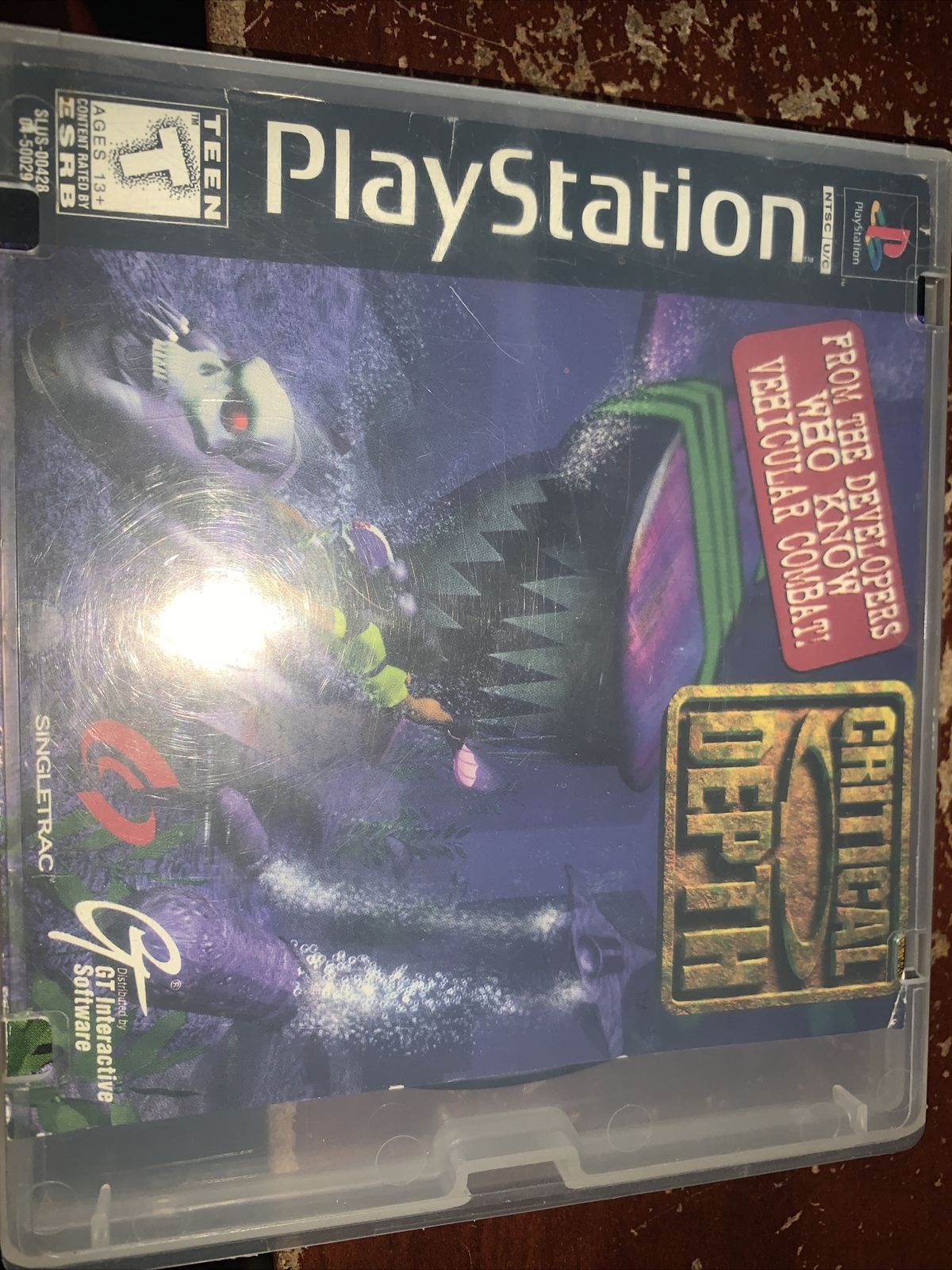 Critical Depth (Sony PS1) PlayStation 1 W/ manual Tested & Works No ...
