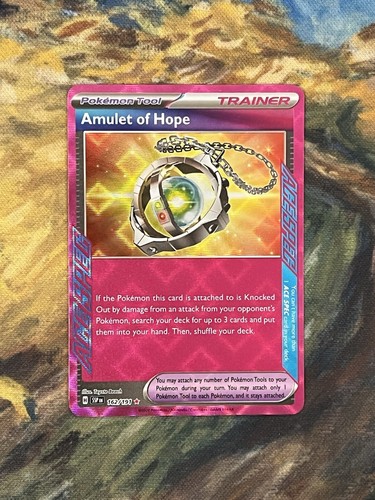 Pokemon Card Amulet Of Hope 162/191 Surging Sparks Ace Spec Holo NM | eBay