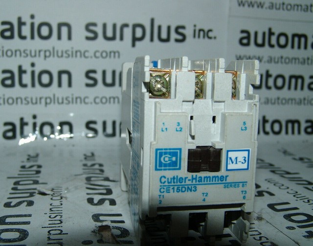 Cutler-Hammer CE15DN3 Contactor Coil 120 Volts 18 Amp Max 600 Volts for ...