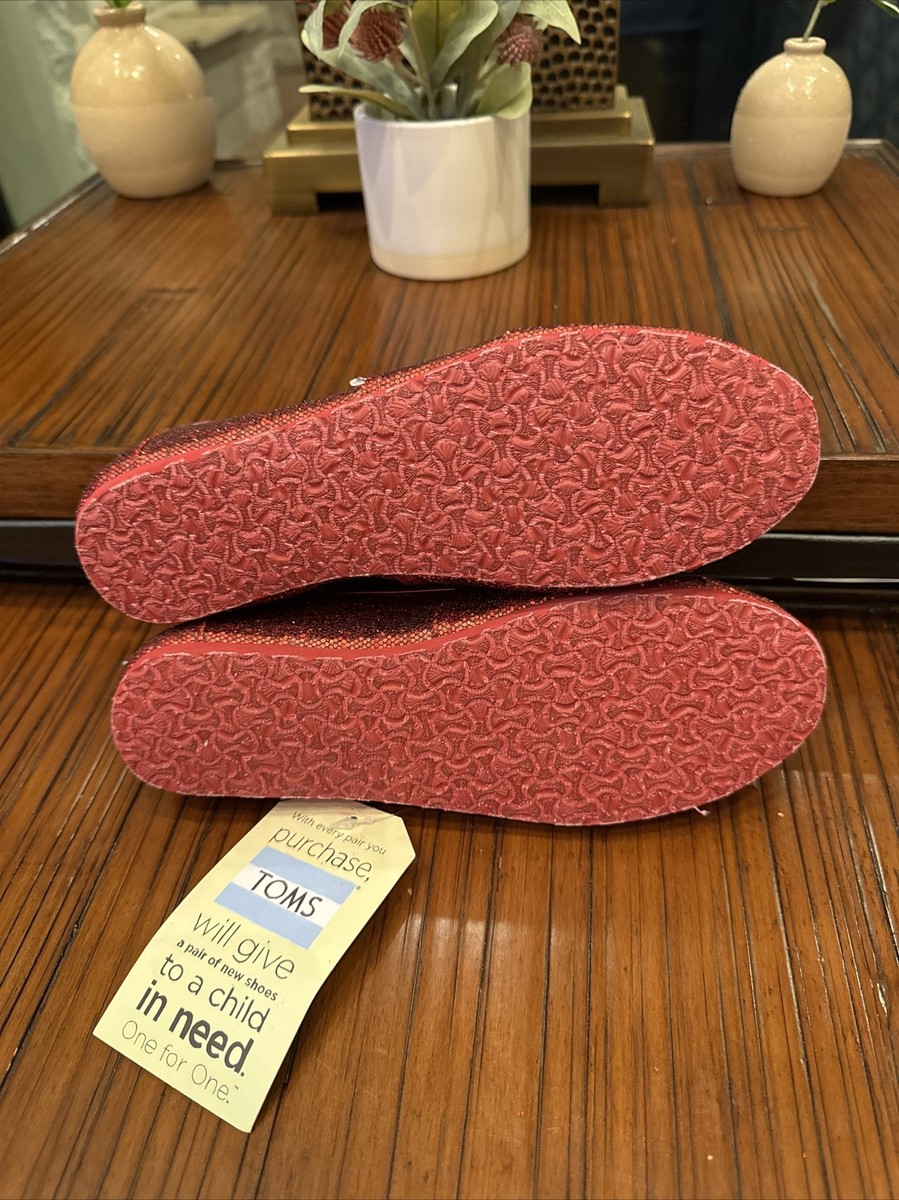Sapato Toms Feminino Vermelho