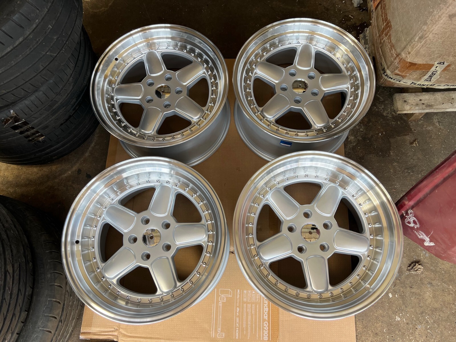 For BMW e36 e46 e39 e34 e90 e92 e93 Ac 18" Type1 5spoke Style staggered ...