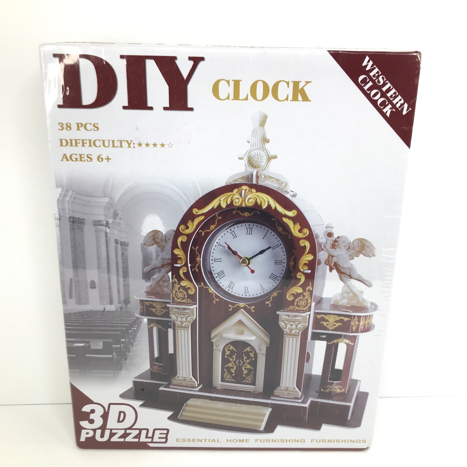 Style DIY Western Clock 3d Puzzle 38 Pcs for sale online | eBay